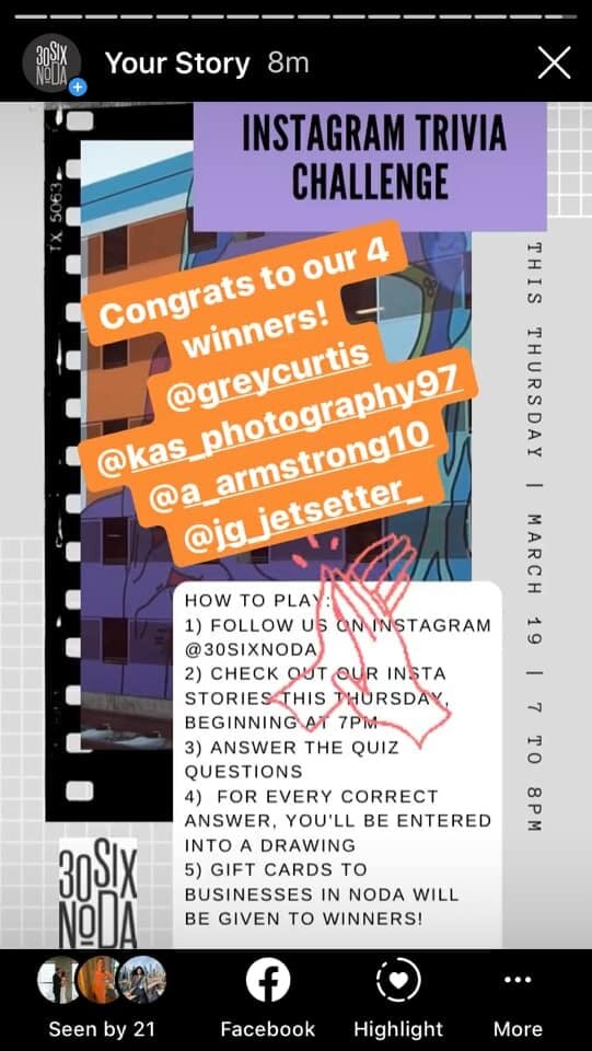 Hosting an Instagram Trivia Challenge